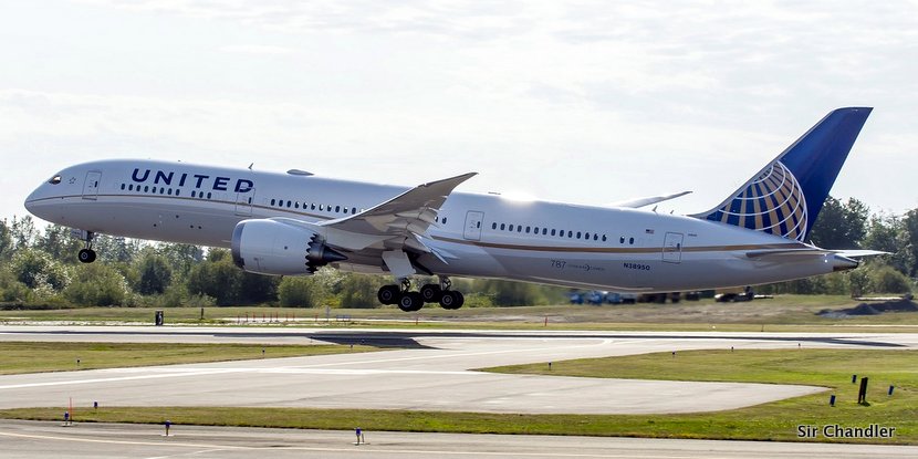 United oficializó el Boeing 787-9 a Buenos Aires - Sir Chandler