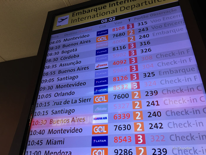 El primer vuelo de LATAM - Sir Chandler