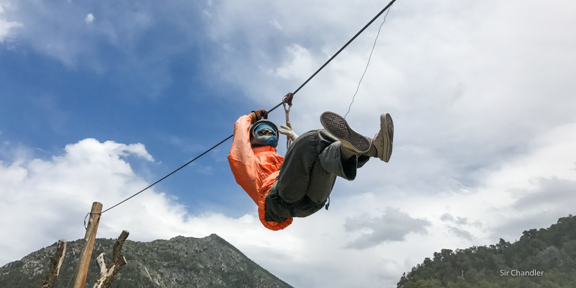 Volando entre los árboles en Bariloche (canopy) - Sir Chandler