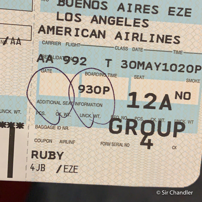El vuelo directo de American Airlines a Los ángeles – crónica en ...