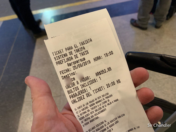 El sistema de ticket de taxis para Aeroparque: mi experiencia | Sir ...