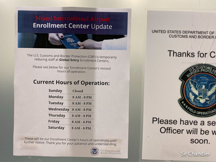 Global Entry: actualización de visa - Sir Chandler