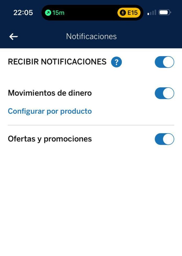 Los avisos de consumo que implementó el BBVA en la app (incluye débito) - Sir Chandler