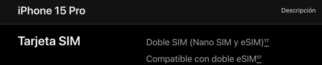 Iphone 15 y 15 pro ¿Qué pasa con las SIM o ESIM según el país de compra ...