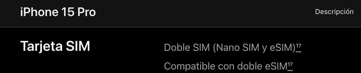 Iphone 15 y 15 pro ¿Qué pasa con las SIM o ESIM según el país de compra ...