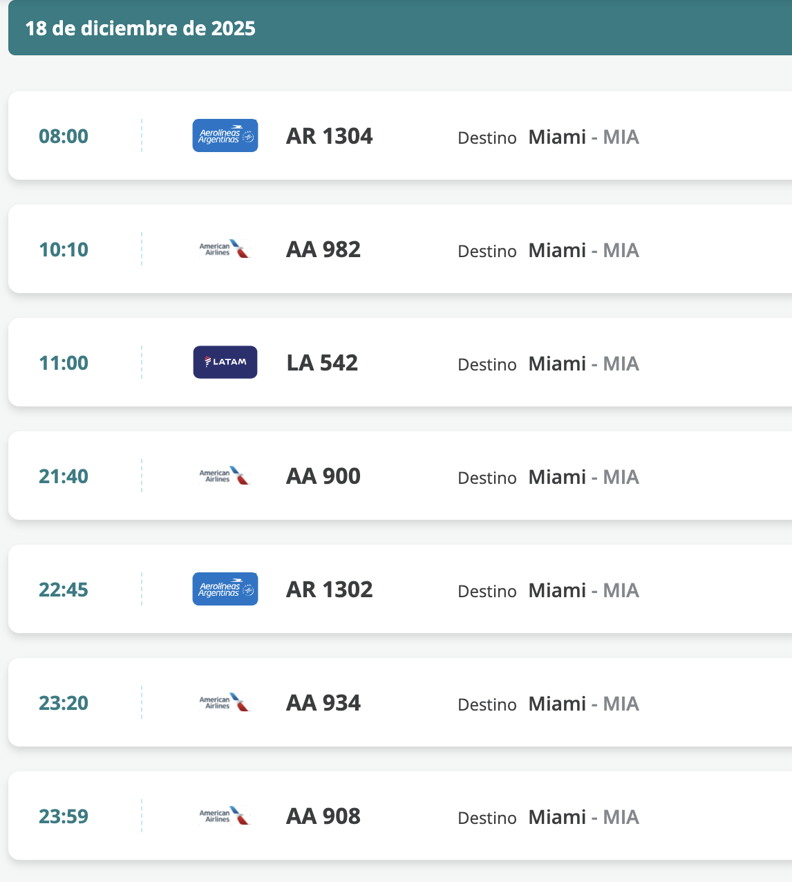 Ya llegan a 8 los vuelos directos a Miami algunos días - Sir Chandler